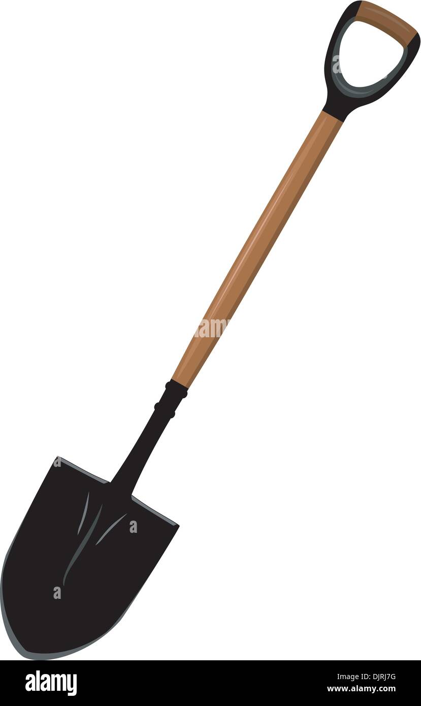 Illustration of a shovel Stock Vector Image & Art - Alamy