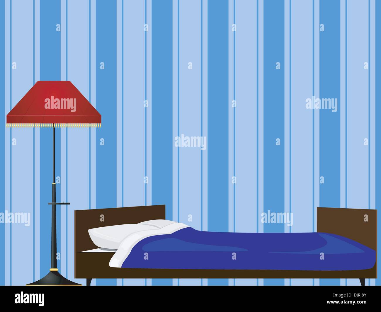Bed night nobody Stock Vector Images - Alamy