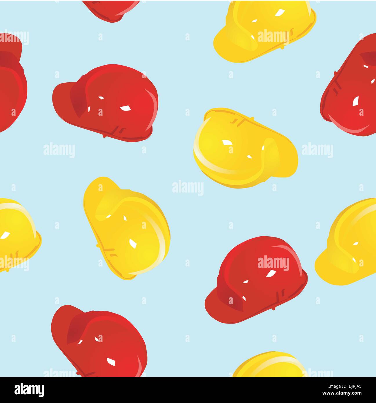 seamless texture with red and yellow helmets Stock Vector Image & Art ...