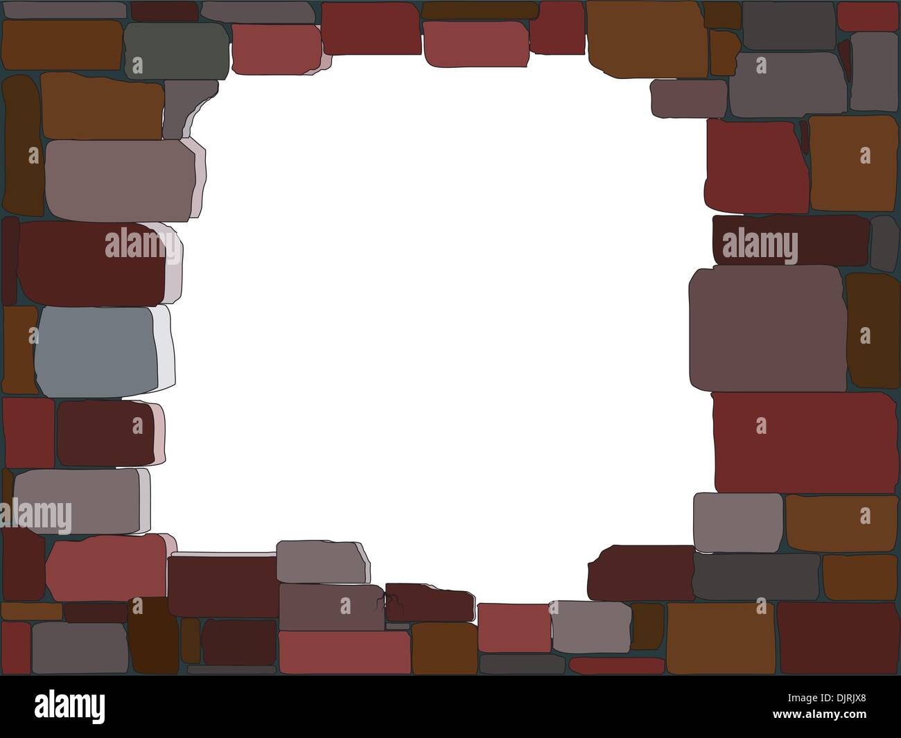 Breaking stone house Stock Vector Images - Alamy