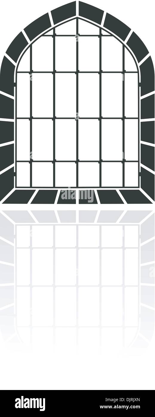 Window with bars Stock Vector Image & Art - Alamy
