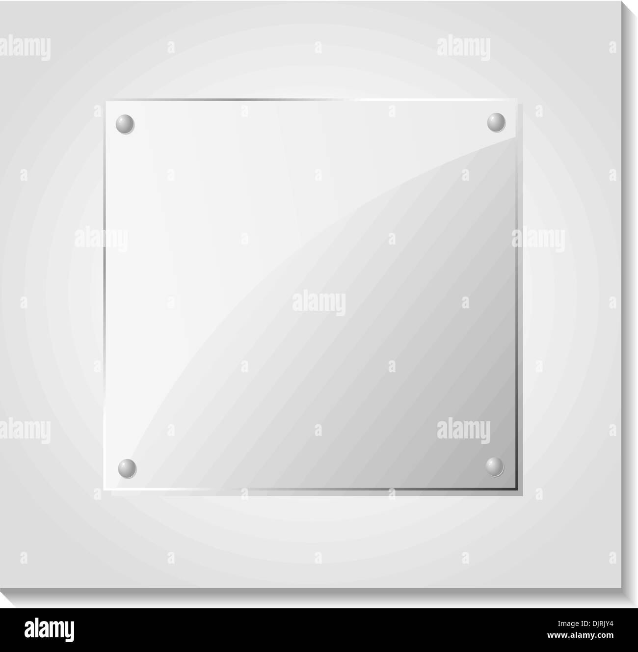 Vector illustration of a glass plate Stock Vector Image & Art - Alamy