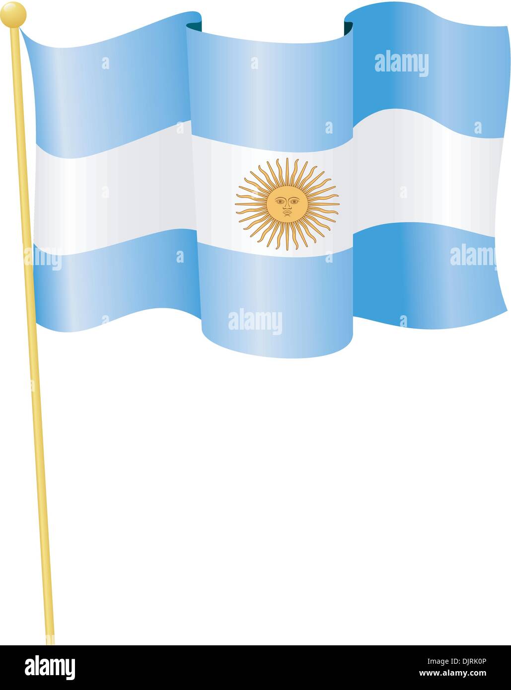 Vector image of the national flag of Argentina Stock Vector Image & Art ...