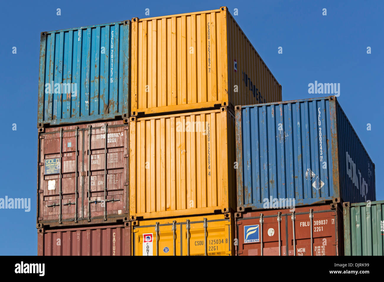 Container handling facilities hi-res stock photography and images - Alamy