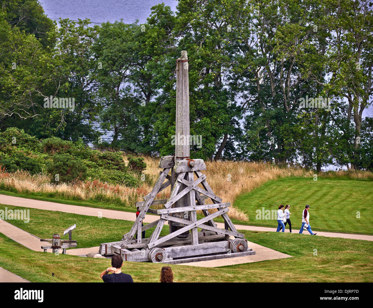 Urquhart Castle on Lock Ness Sits beside Loch Ness in the Highlands of ...