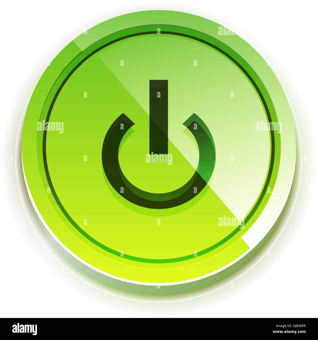 Glossy isolated bright button with shadow Stock Vector Image & Art - Alamy