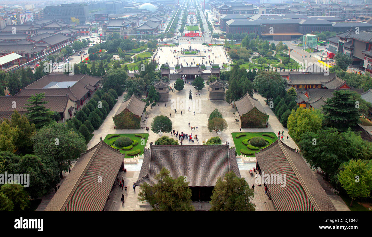 Cityscape from Dayan Pagoda, Xian, Shaanxi, China Stock Photo - Alamy