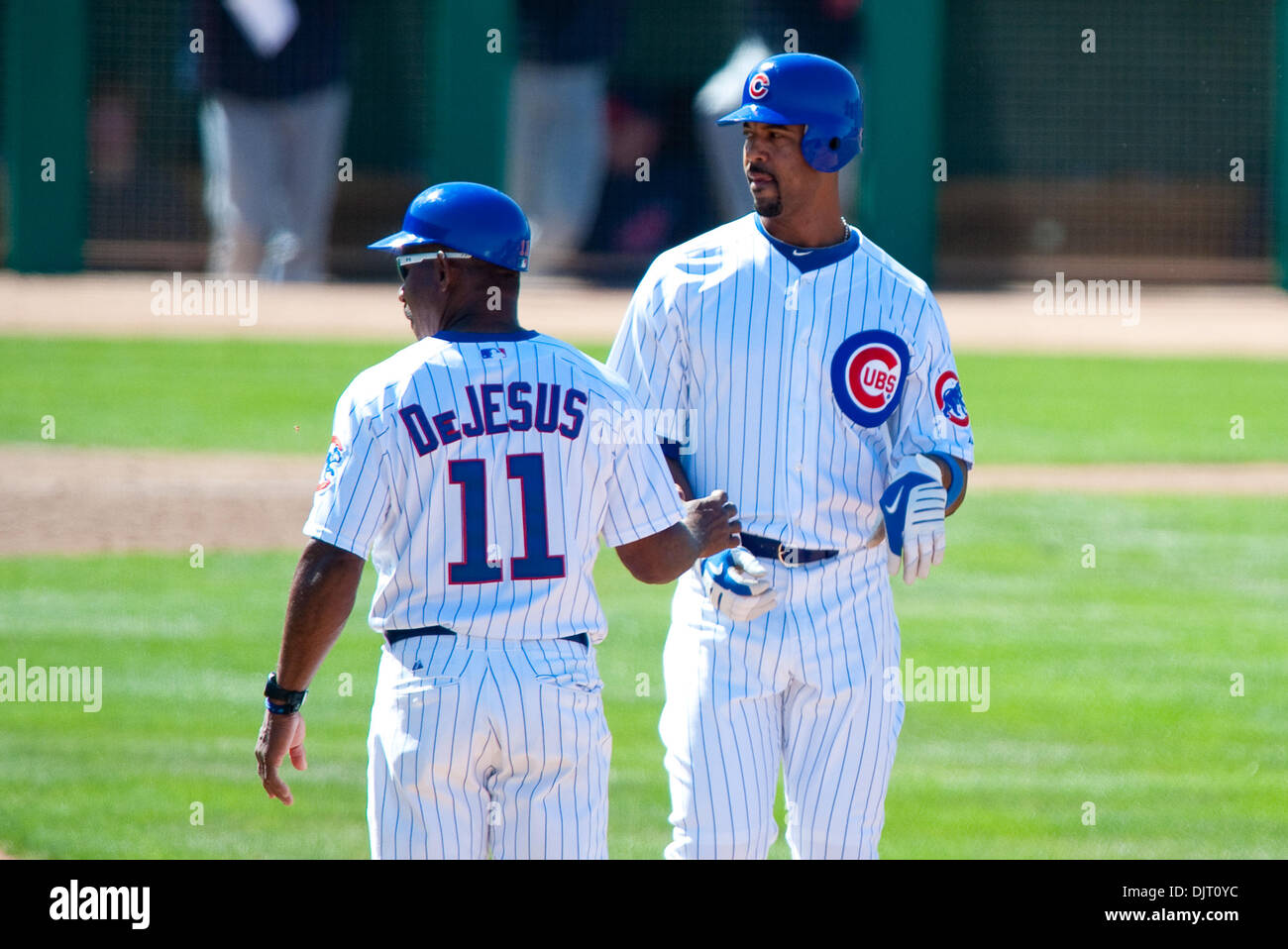 Mar. 22, 2010 - Mesa, Arizona, U.S - 22 March 2010: Cubs' first base ...