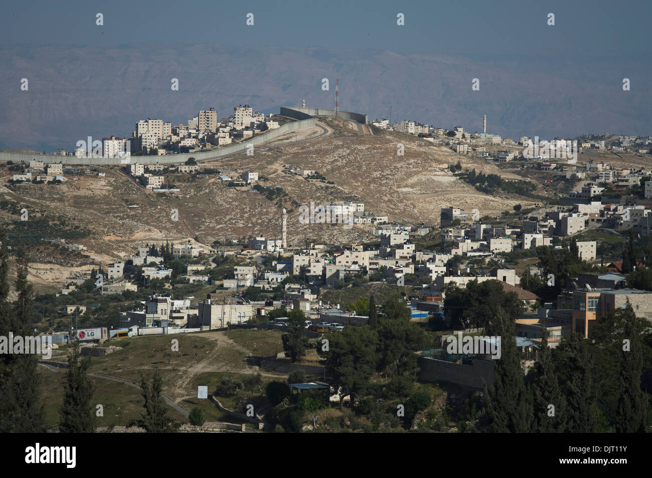 The separation wall between east and west Jerusalem Stock Photo - Alamy