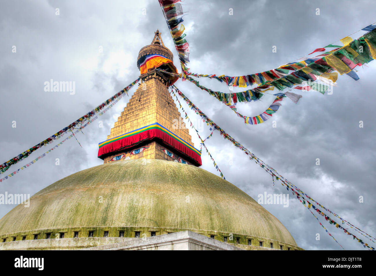 Boudhanath stupa, Kathmandu, Nepal Stock Photo - Alamy
