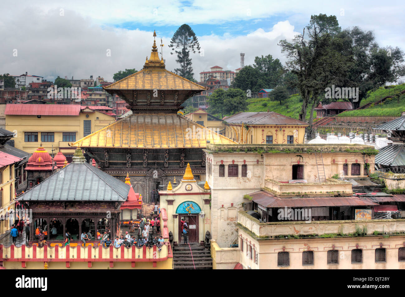 Golden temple (1614), Pashupatinath, Kathmandu, Nepal Stock Photo - Alamy