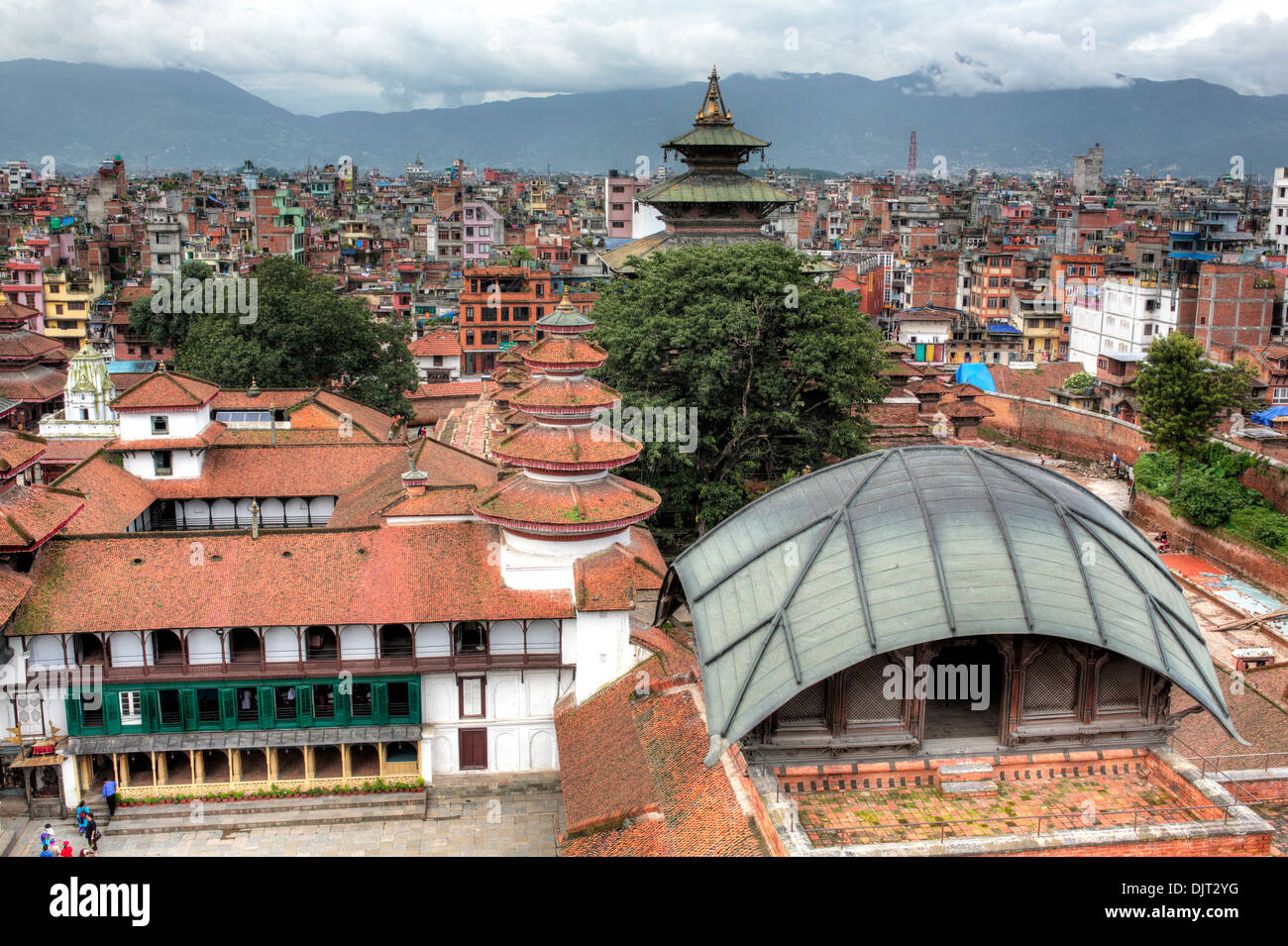 Cityscape from Hanuman Dhoka Royal Palace Complex, Kathmandu, Nepal ...