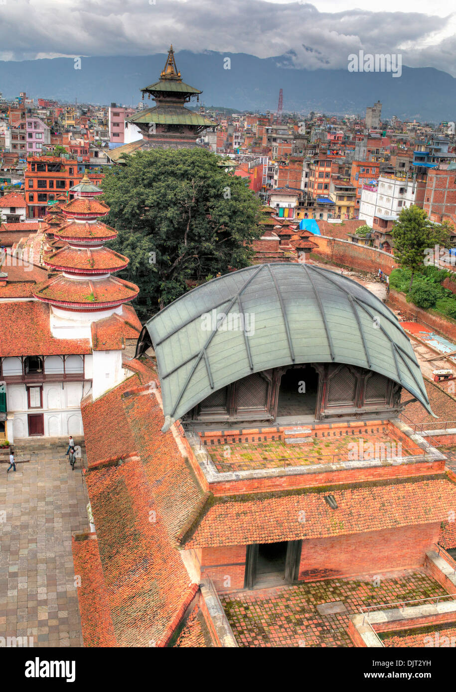 Cityscape from Hanuman Dhoka Royal Palace Complex, Kathmandu, Nepal ...
