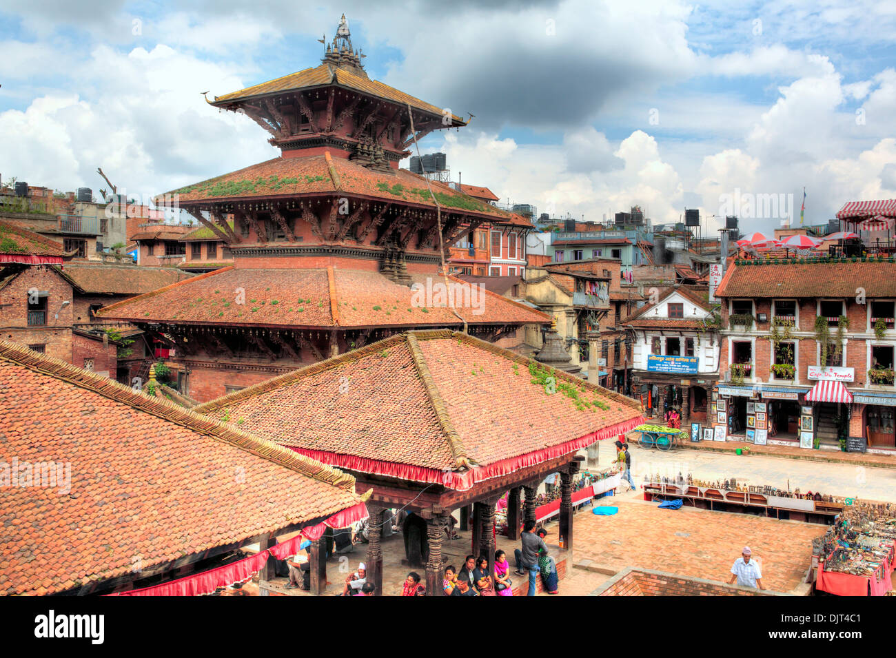 Patan nepal pagoda roofs hi-res stock photography and images - Alamy
