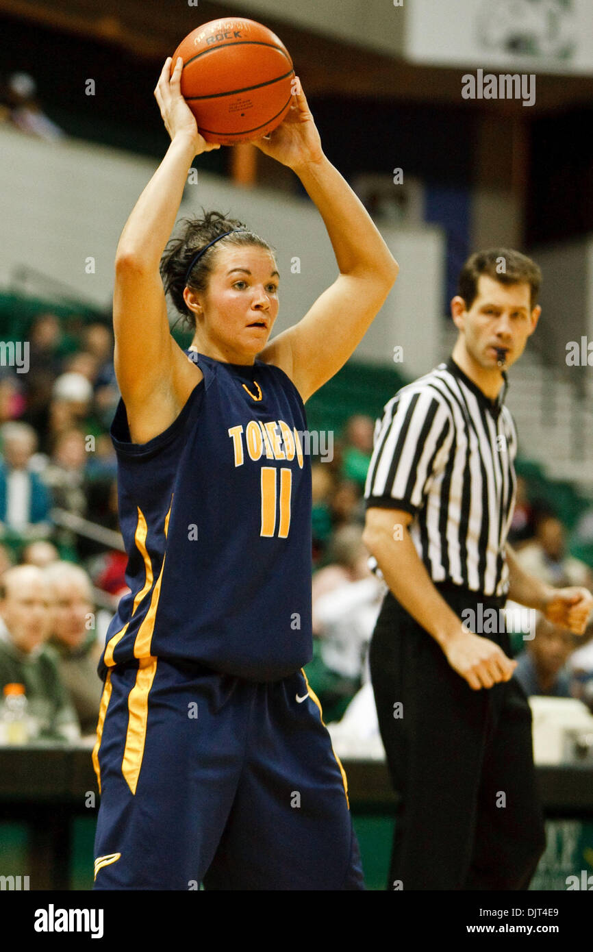Toledo forward Allie Clifton (11) during game action. Eastern Michigan ...