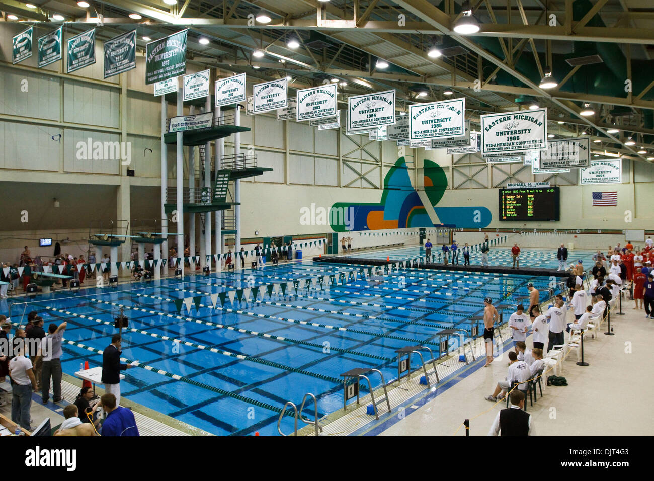 Mike H. Jones Natatorium on the campus of Eastern Michigan University ...