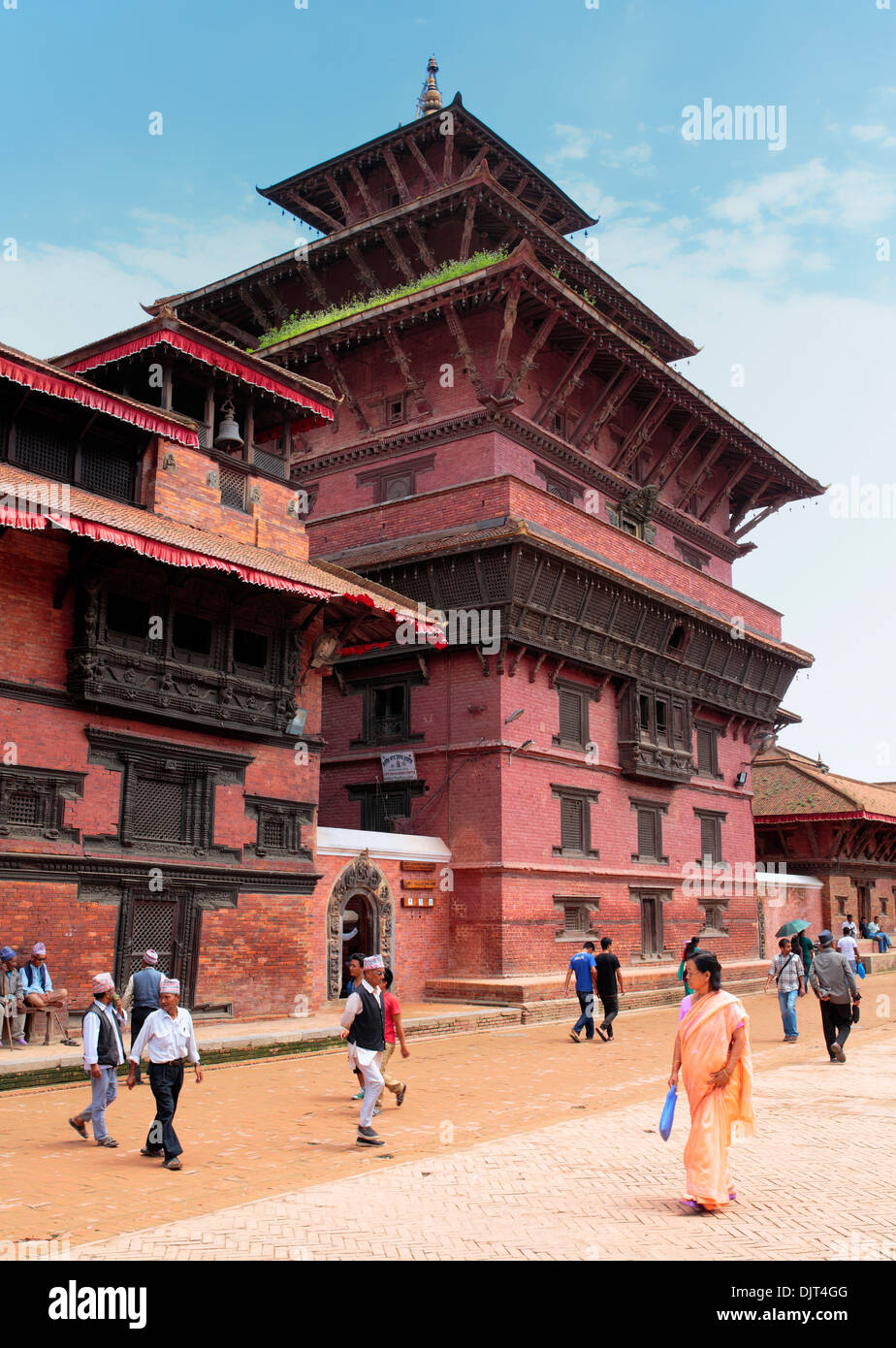 Royal Palace Complex, Durbar Square, Patan, Lalitpur, Nepal Stock Photo ...