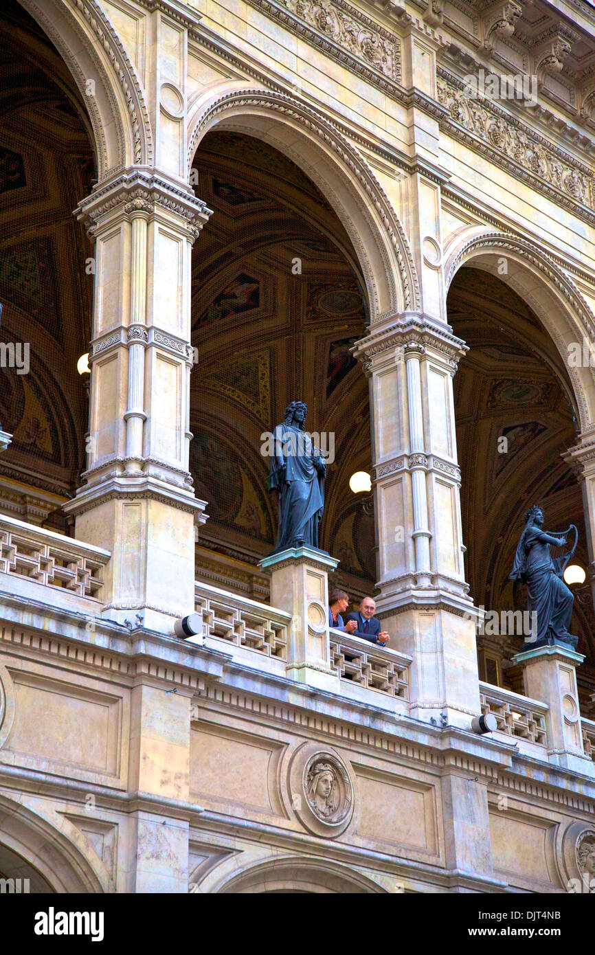 Exterior of Vienna State Opera House, Vienna, Austria, Central Europe ...