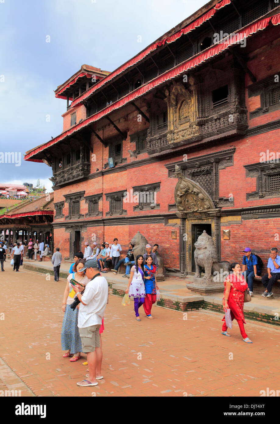 Royal Palace Complex, Durbar Square, Patan, Lalitpur, Nepal Stock Photo ...