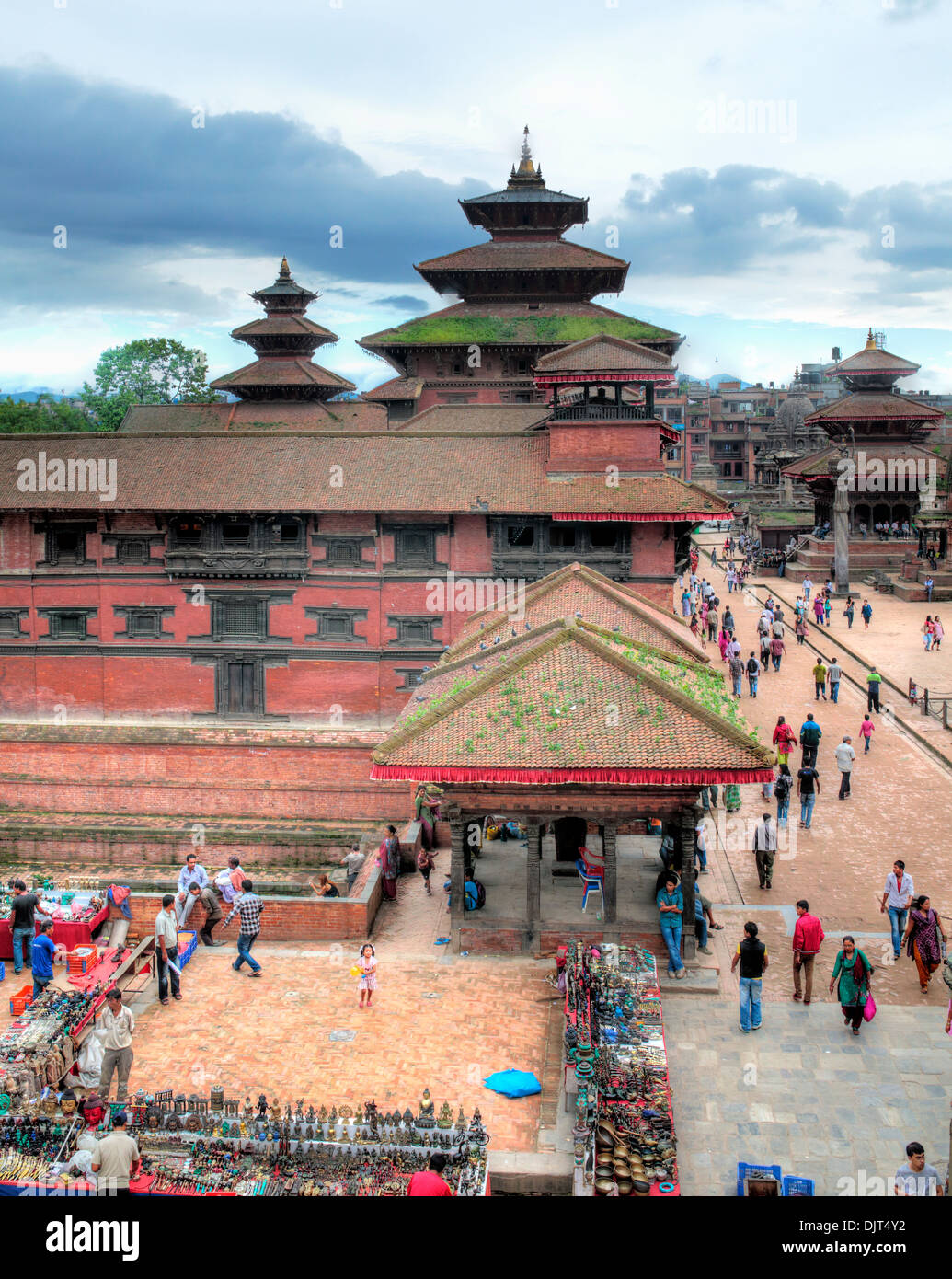 Royal Palace Complex, Durbar Square, Patan, Lalitpur, Nepal Stock Photo ...
