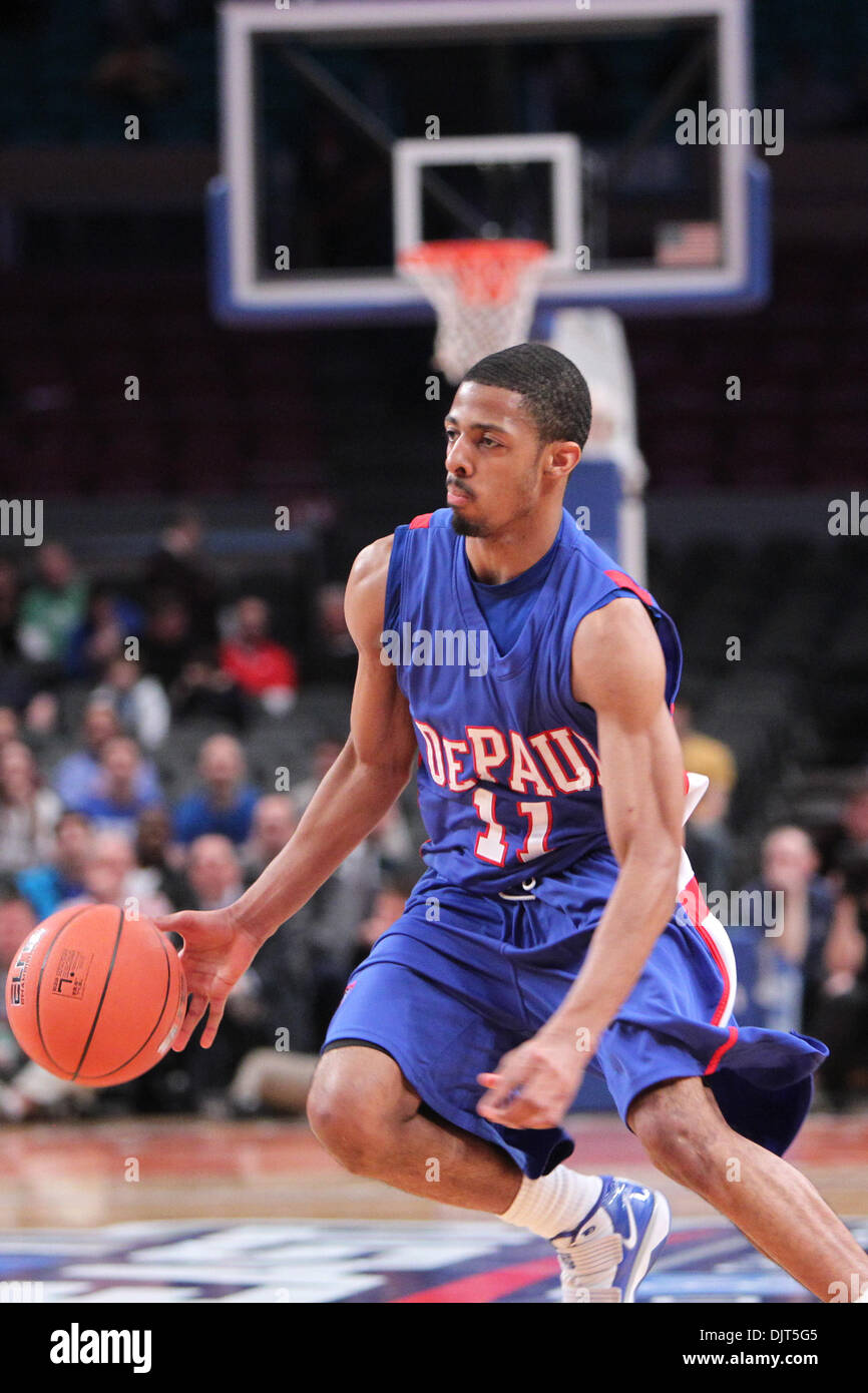 DePaul guard Jeremiah Kelly #11. USF defeated DePaul 58-49 in the game ...