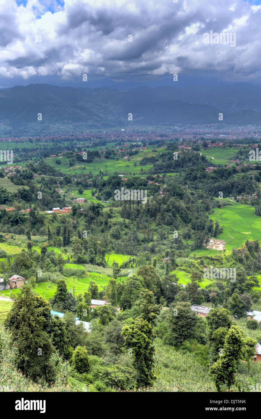 Kathmandu valley view hi-res stock photography and images - Alamy