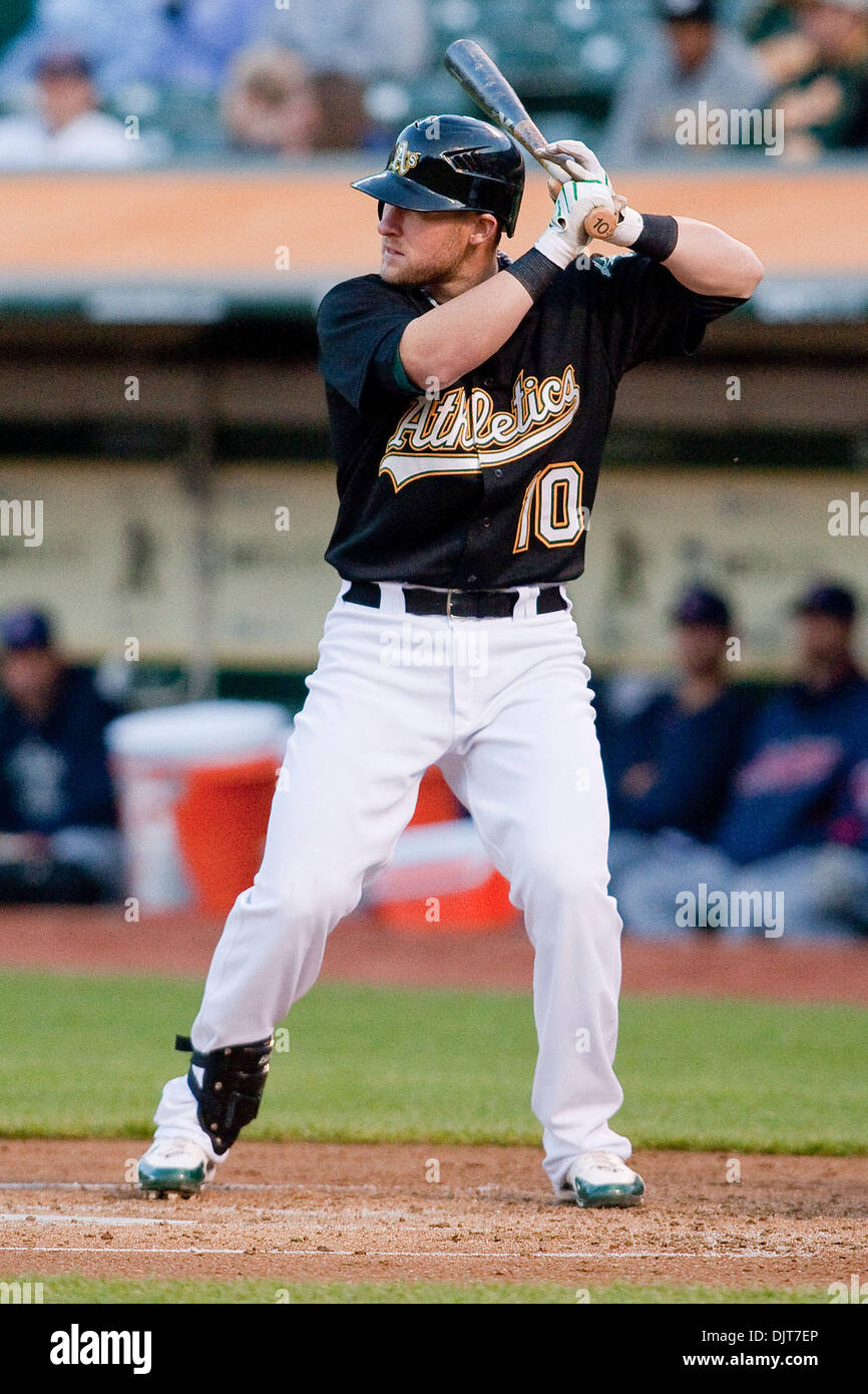 Oakland, Calif. - Oakland Athletics IF Daric Barton (10)during game ...