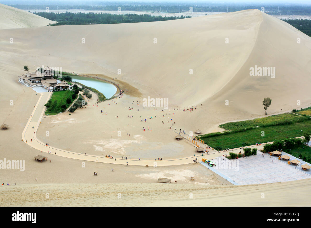 Crescent Lake, Dunhuang, Gansu province, China Stock Photo - Alamy