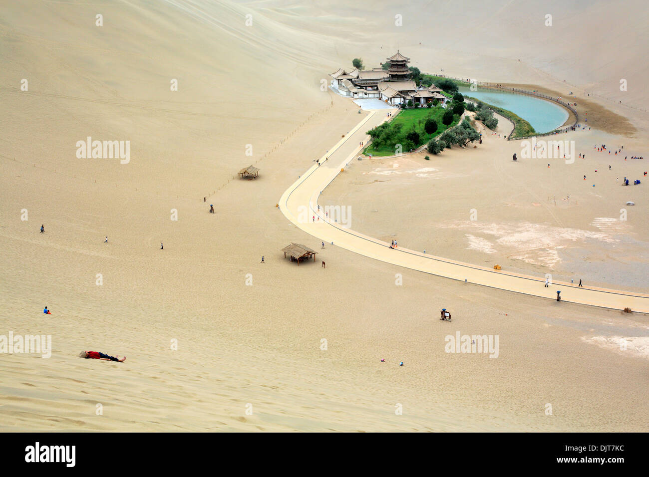 Crescent Lake, Dunhuang, Gansu province, China Stock Photo - Alamy
