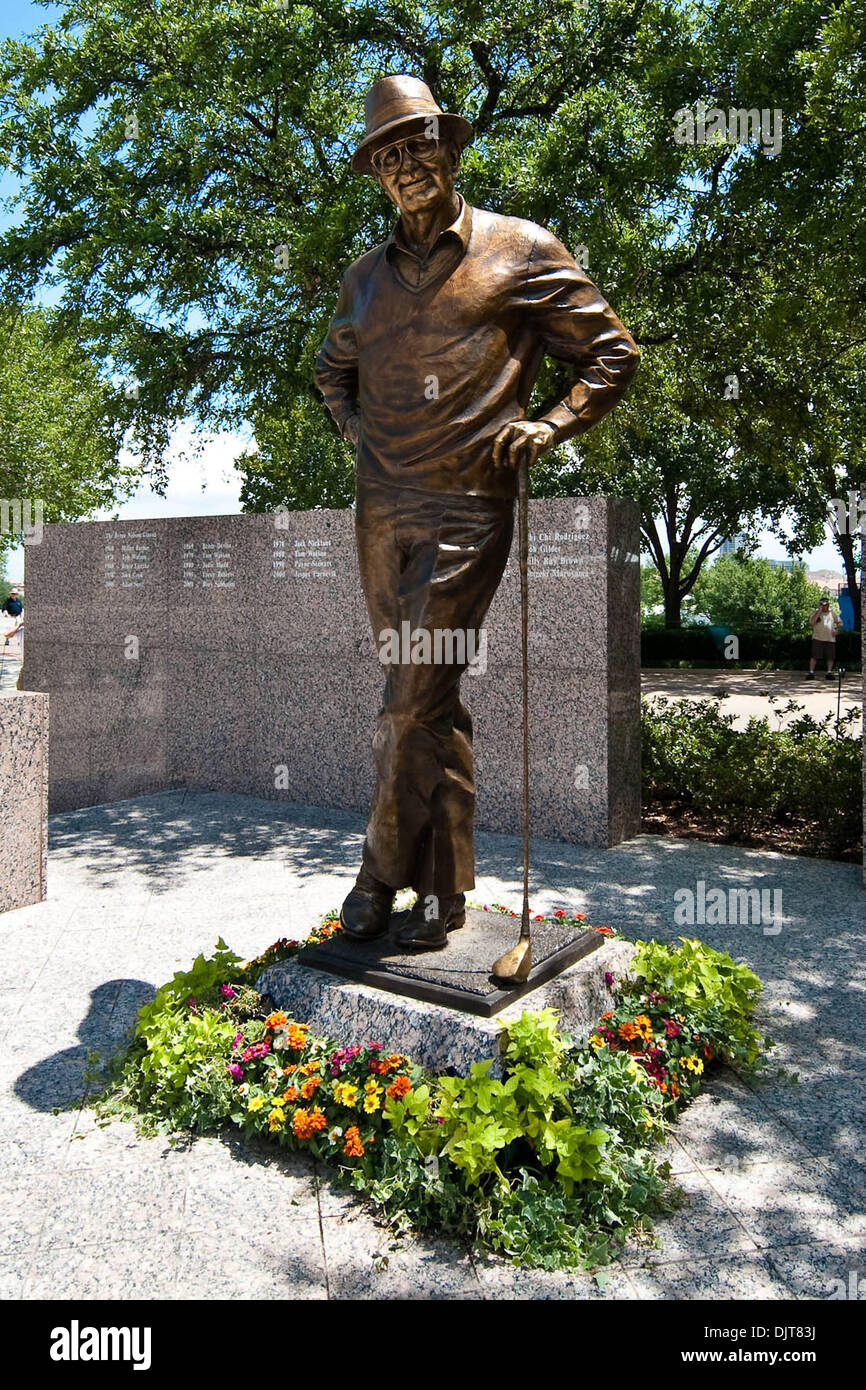 Byron Nelson statue during the HP Byron Nelson Championship at TPC Four ...