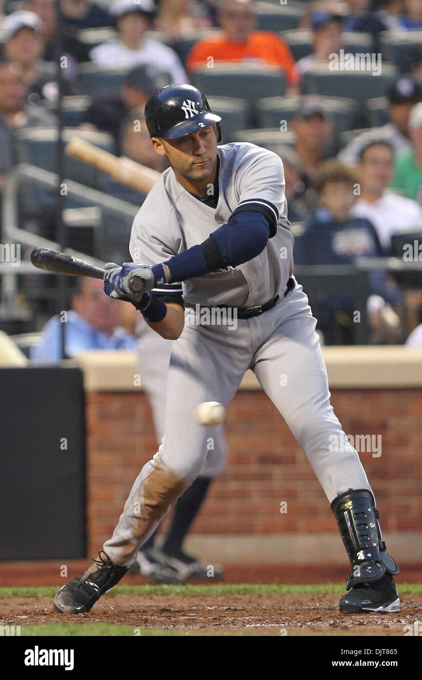 New York Yankees Infielder Derek Jeter (#2). The Yankees defeated the ...