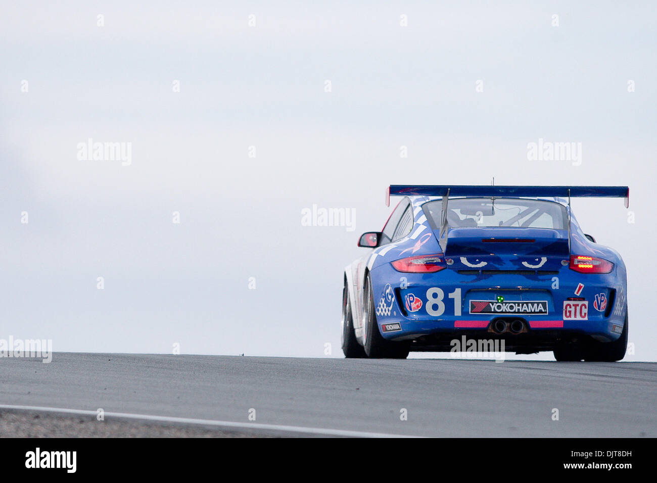 Monterey, Calif. Team ALEX JOB RACING drive the number 81 Porsche 911 ...