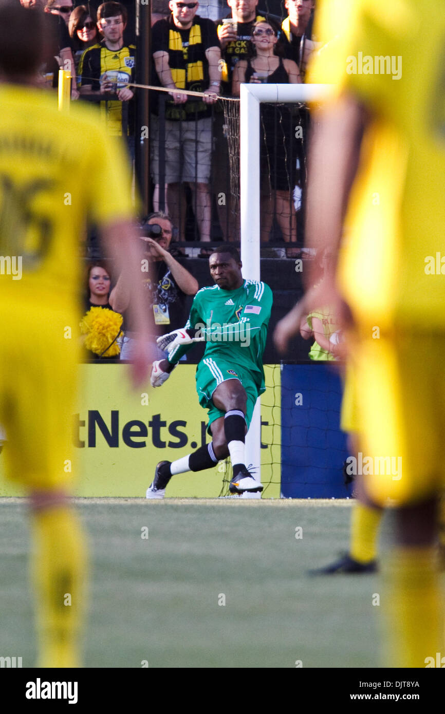 Galaxy goalkeeper Donovan Ricketts (#1) during game action. The LA ...