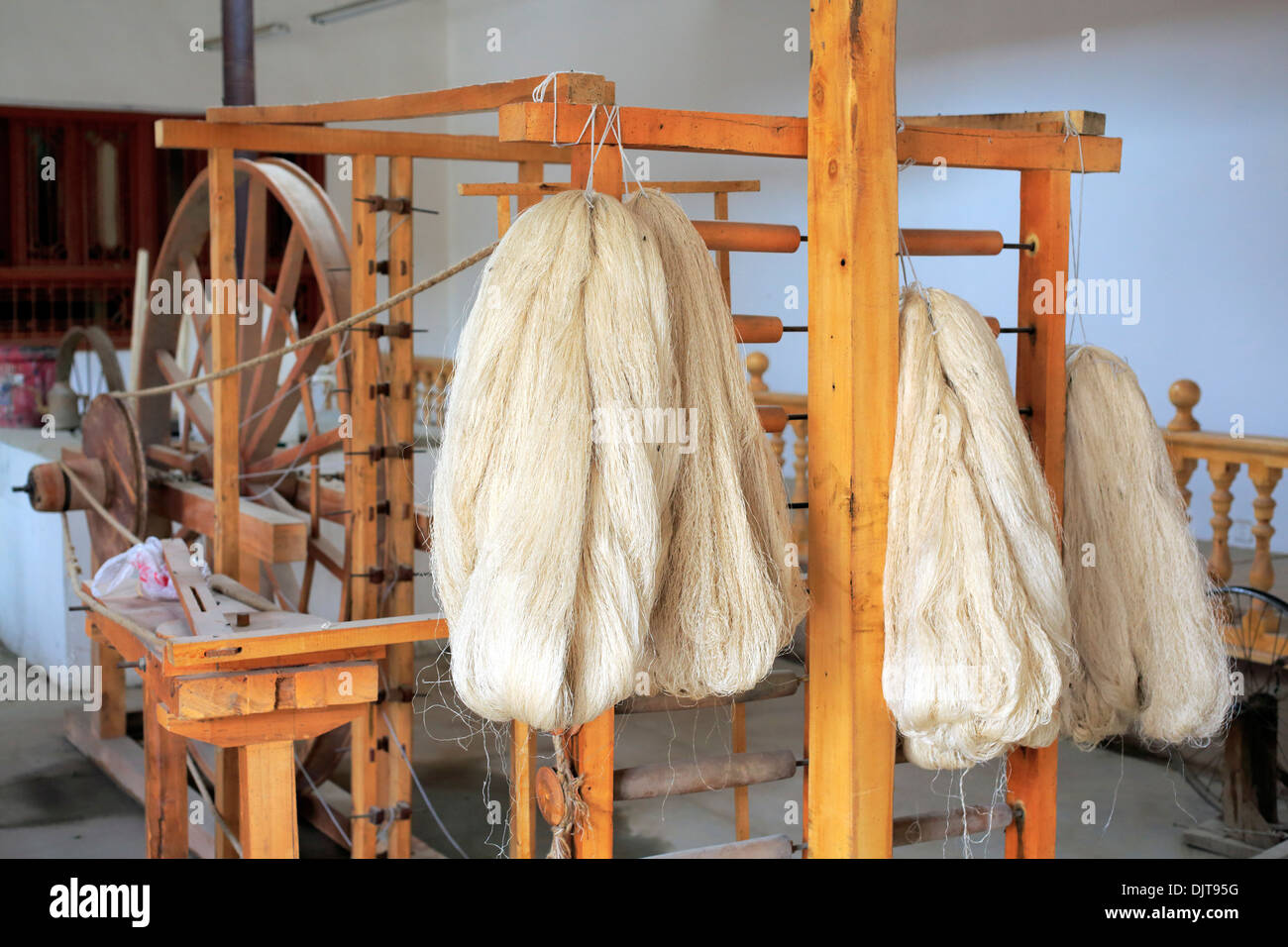 Silk production factory, Hotan, Hotan Prefecture, Xinjiang Uyghur ...