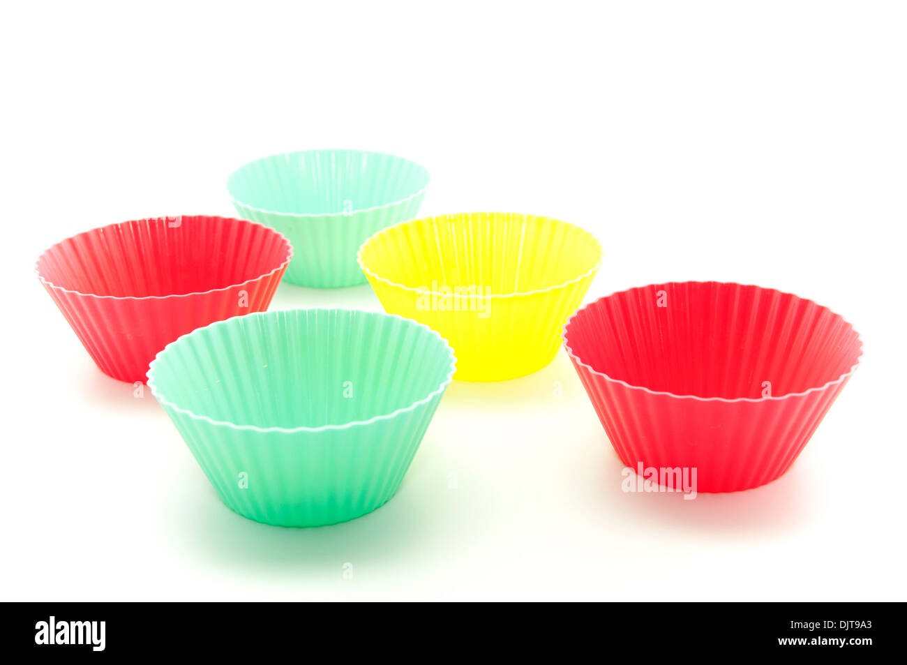 cooking molds on a white background Stock Photo - Alamy