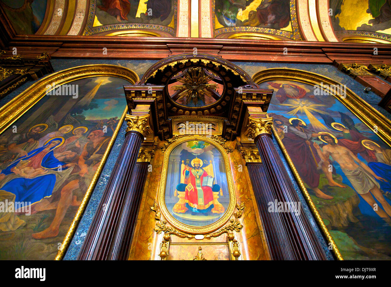 Interior of Holy Trinity Greek Orthodox Church, Vienna, Austria ...