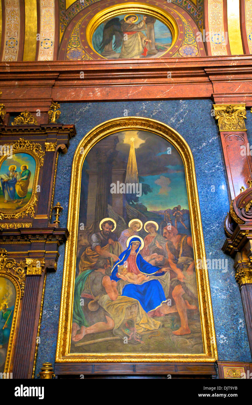 Interior of Holy Trinity Greek Orthodox Church, Vienna, Austria ...