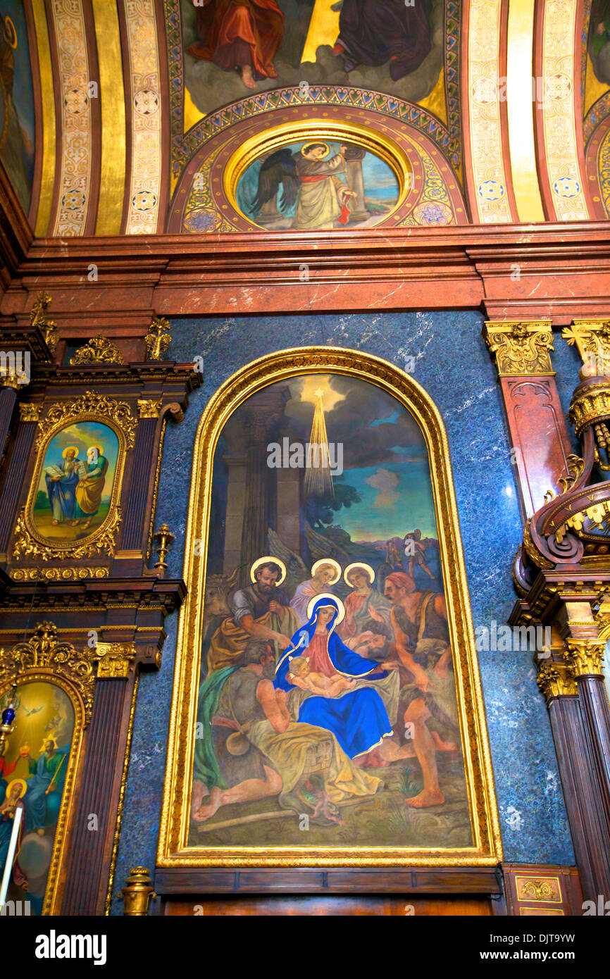 Interior of Holy Trinity Greek Orthodox Church, Vienna, Austria ...
