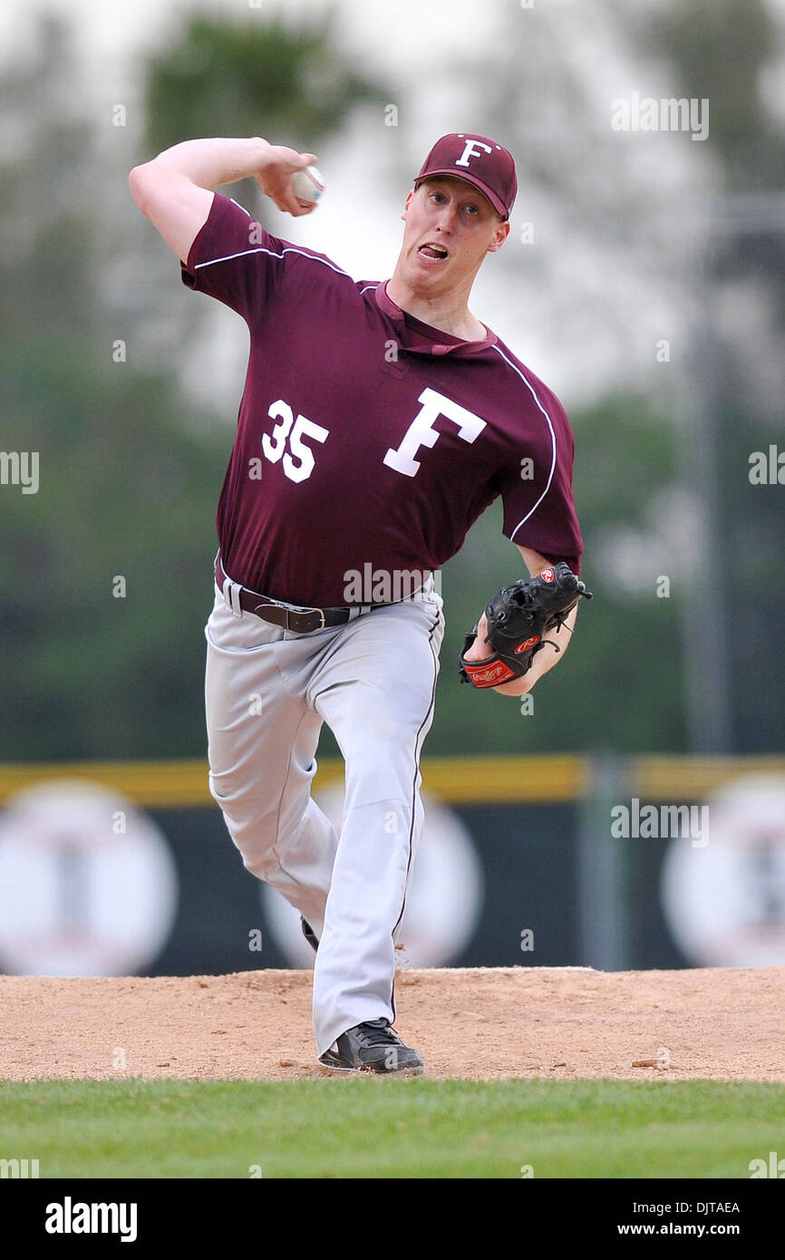 Fordham University starting pitcher Brian Pendergast..Fordham ...