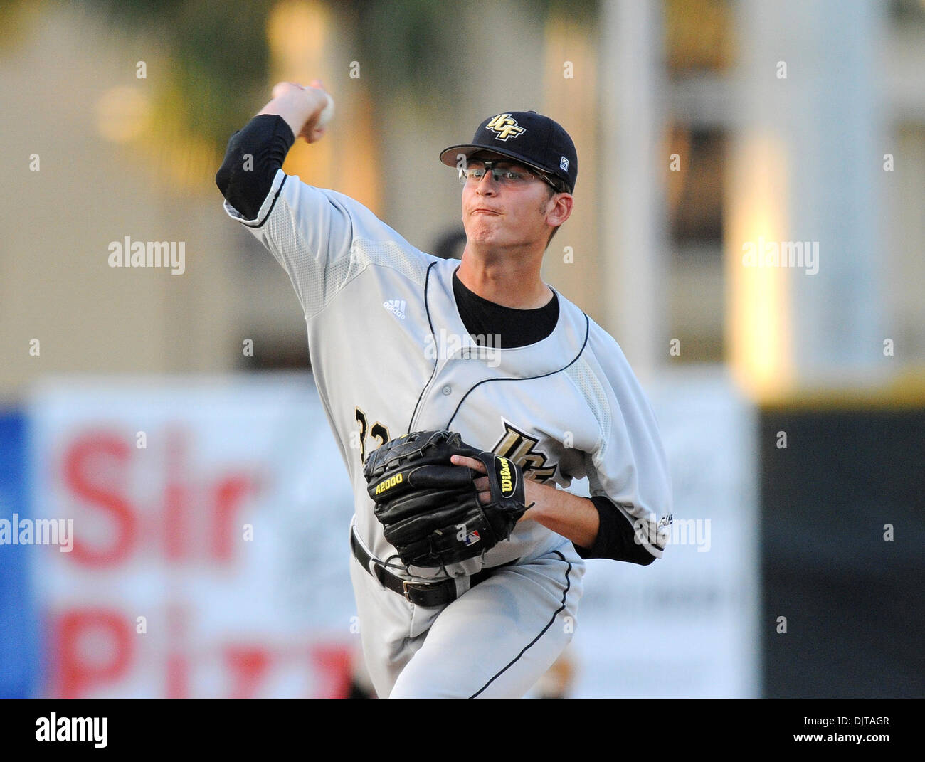 Central Florida Knights pitcher Bryan Brown. The Central Florida ...