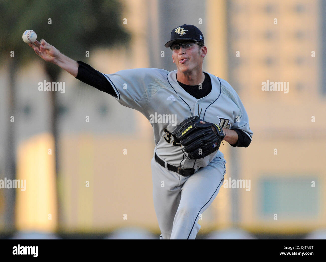 Central Florida Knights relief pitcher Bryan Brown..The Central Florida ...