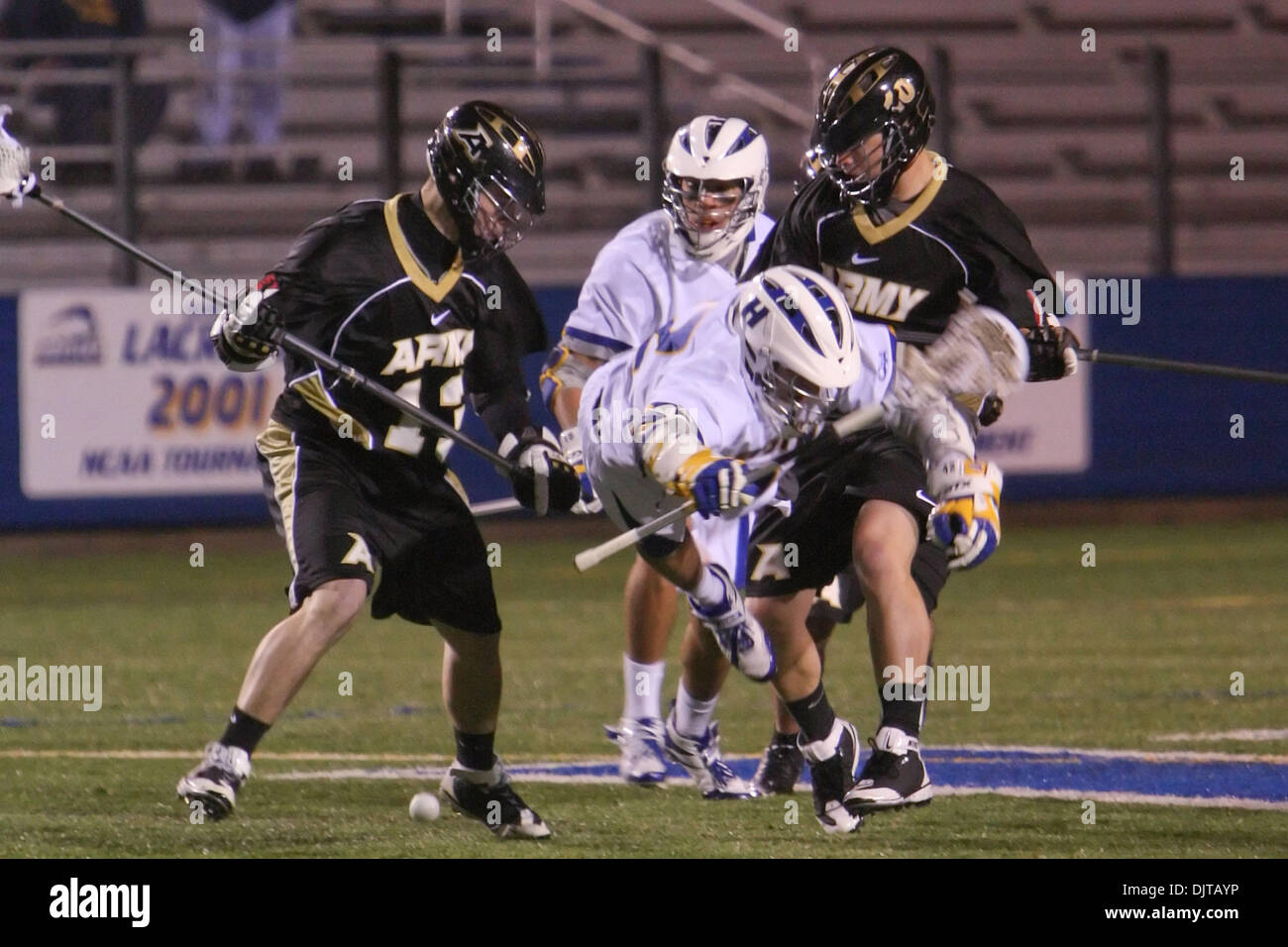Hofstra Attack Sean Lucas (#2) takes a dive at the hand of an Army ...
