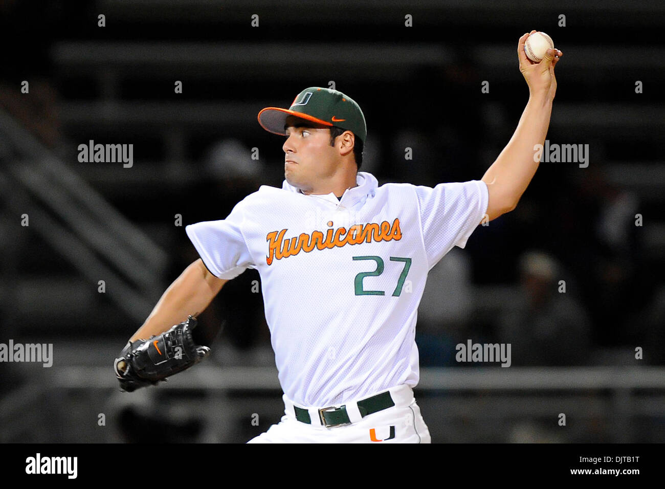Miami Hurricanes pitcher Chris Hernandez..The 15th ranked Miami ...
