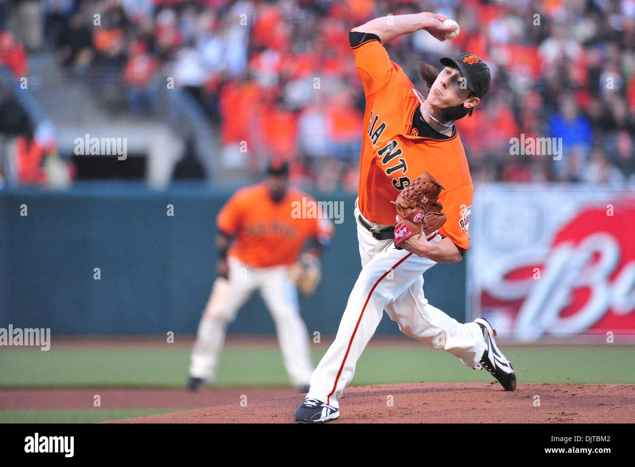 San Francisco, CA: San Francisco Giants pitcher Tim Lincecum (55 ...