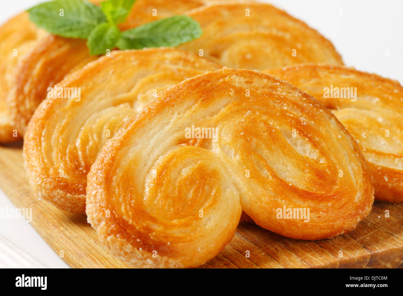 Puff pastry cookies ears hi-res stock photography and images - Alamy