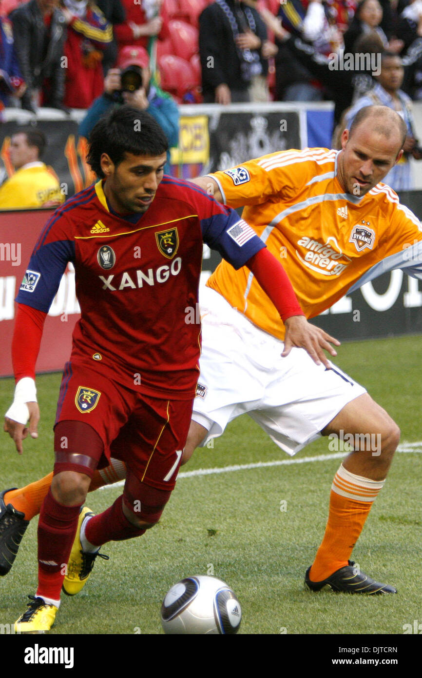 13 May 2010: Real Salt Lake midfielder Javier Morales (11) works ...