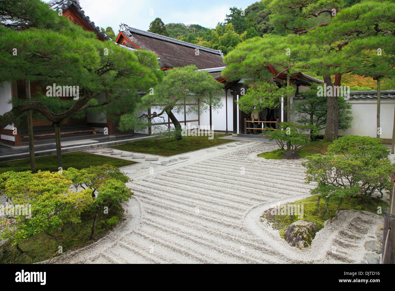 Japan, Kyoto, Ginkakuji Temple, sand garden Stock Photo - Alamy