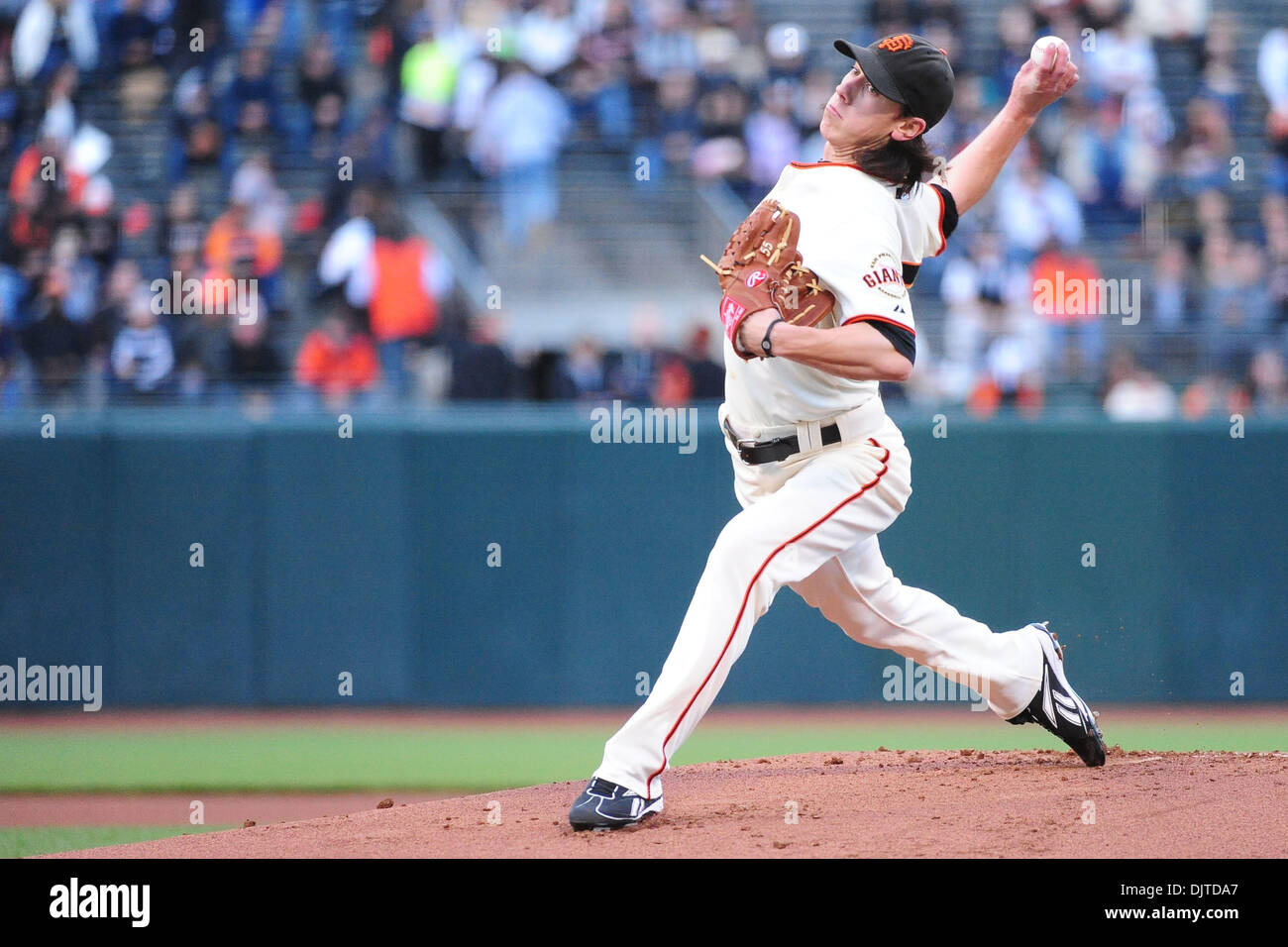 San Francisco, CA: San Francisco Giants pitcher Tim Lincecum (55 ...