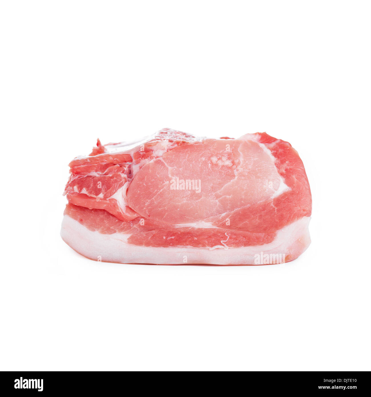 Uncooked meat isolated on white background Stock Photo - Alamy
