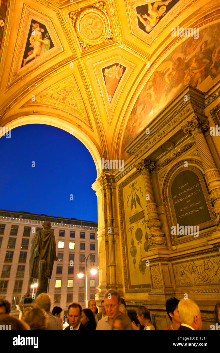 Balcony, Vienna State Opera House, Vienna, Austria, Central Europe ...
